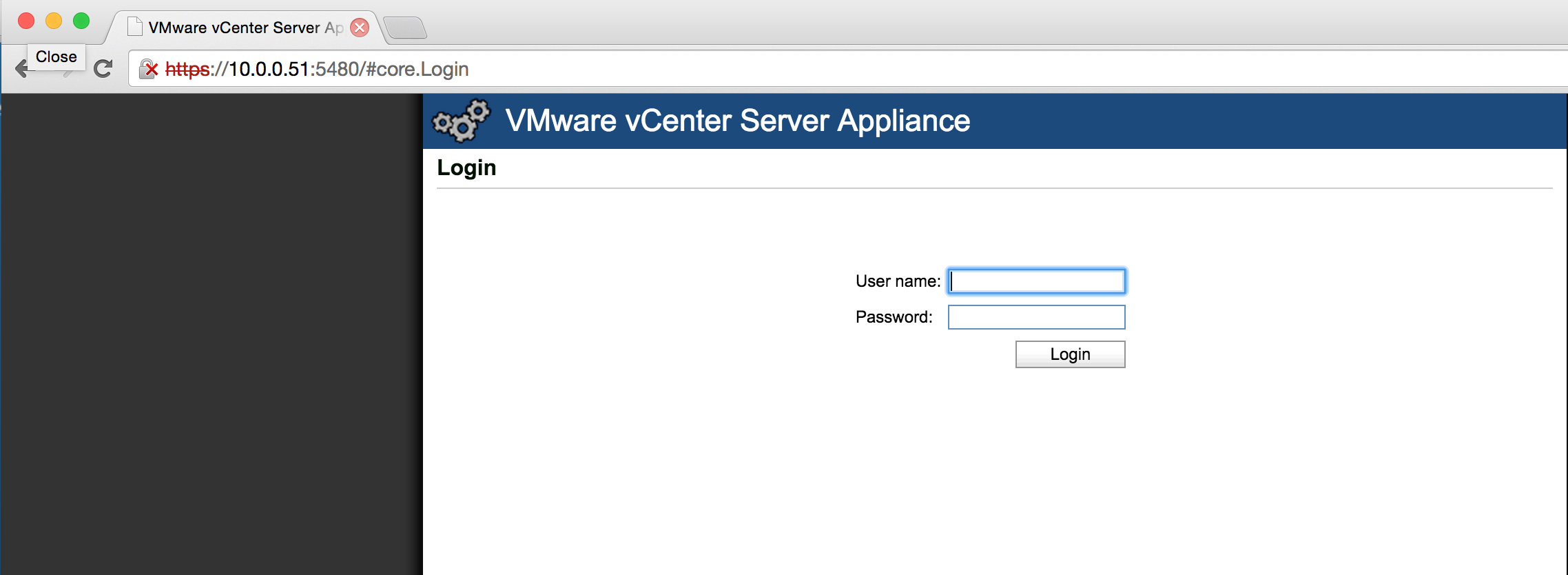 VMware VCSA - SSL Certificate Verification Failed VMware VCSA - SSL Certificate Verification Failed