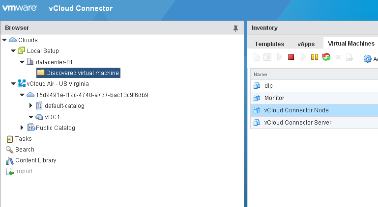 Part 3 - vCloud Air OnDemand - vCloud Connector